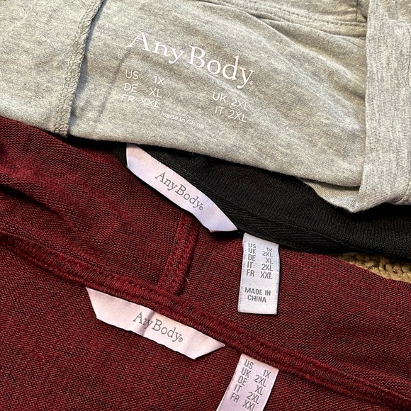 AnyBody | Tops | Womens Size X Three Piece Lot By Anybody Qvc | Poshmark